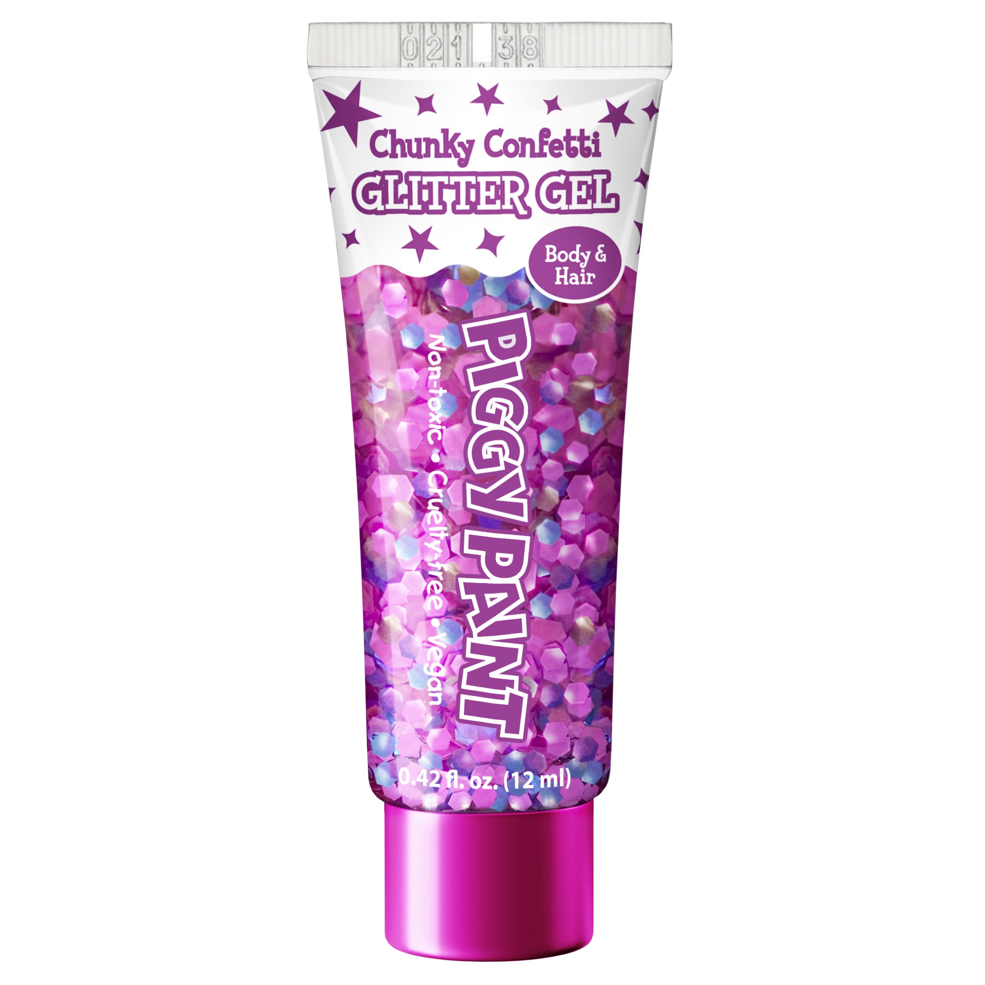 Chunky Confetti Glitter Gel - Neon Purple – Piggy Paint
