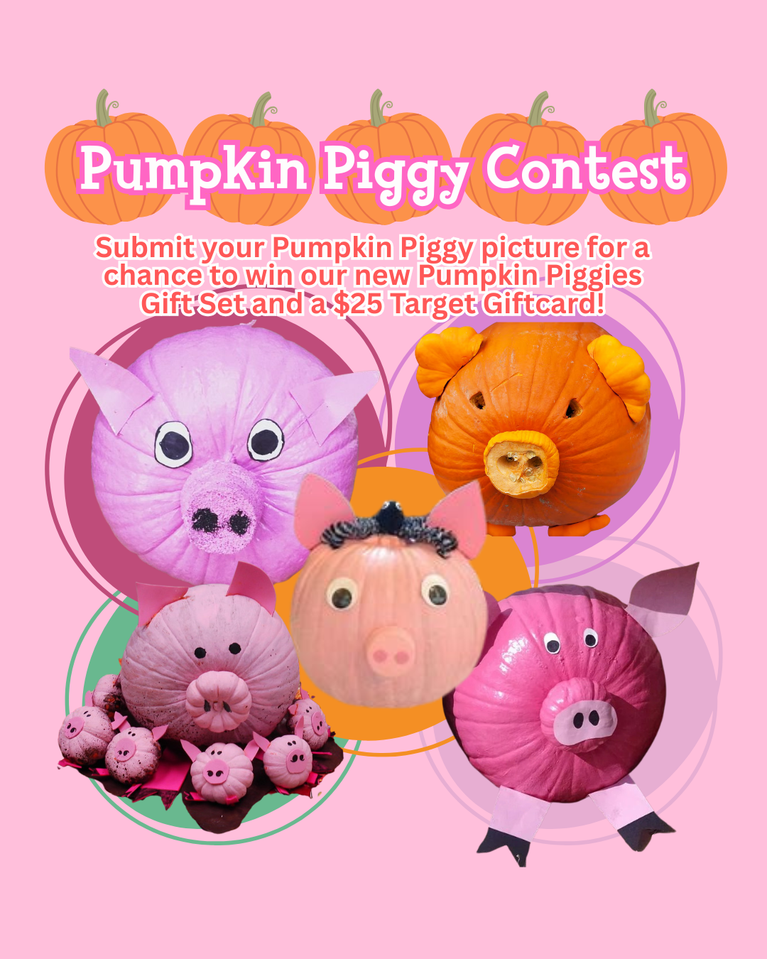 Pumpkin Piggies Contest – Piggy Paint