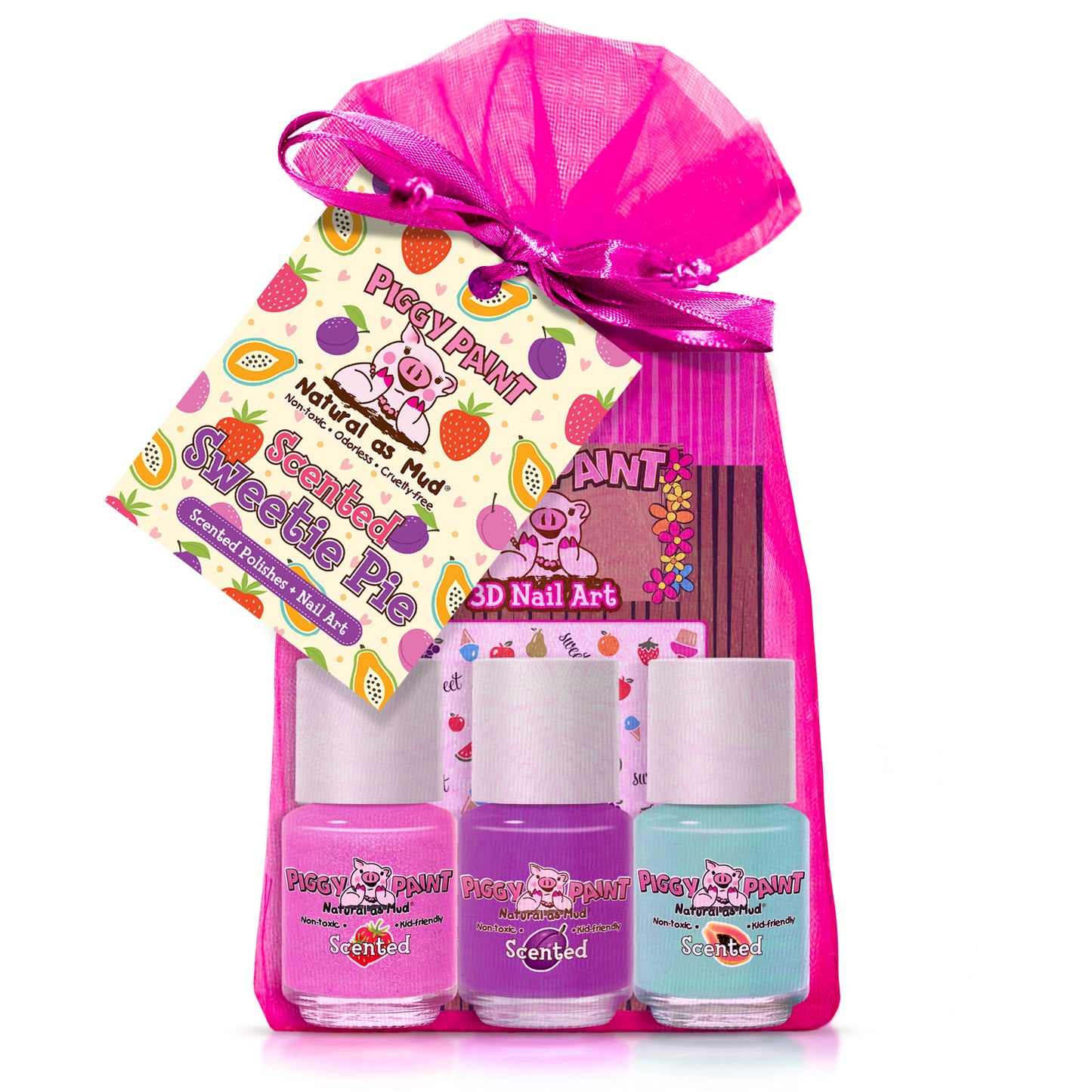 Scented Fruit Fairy 4 Polish Set - Piggy Paint