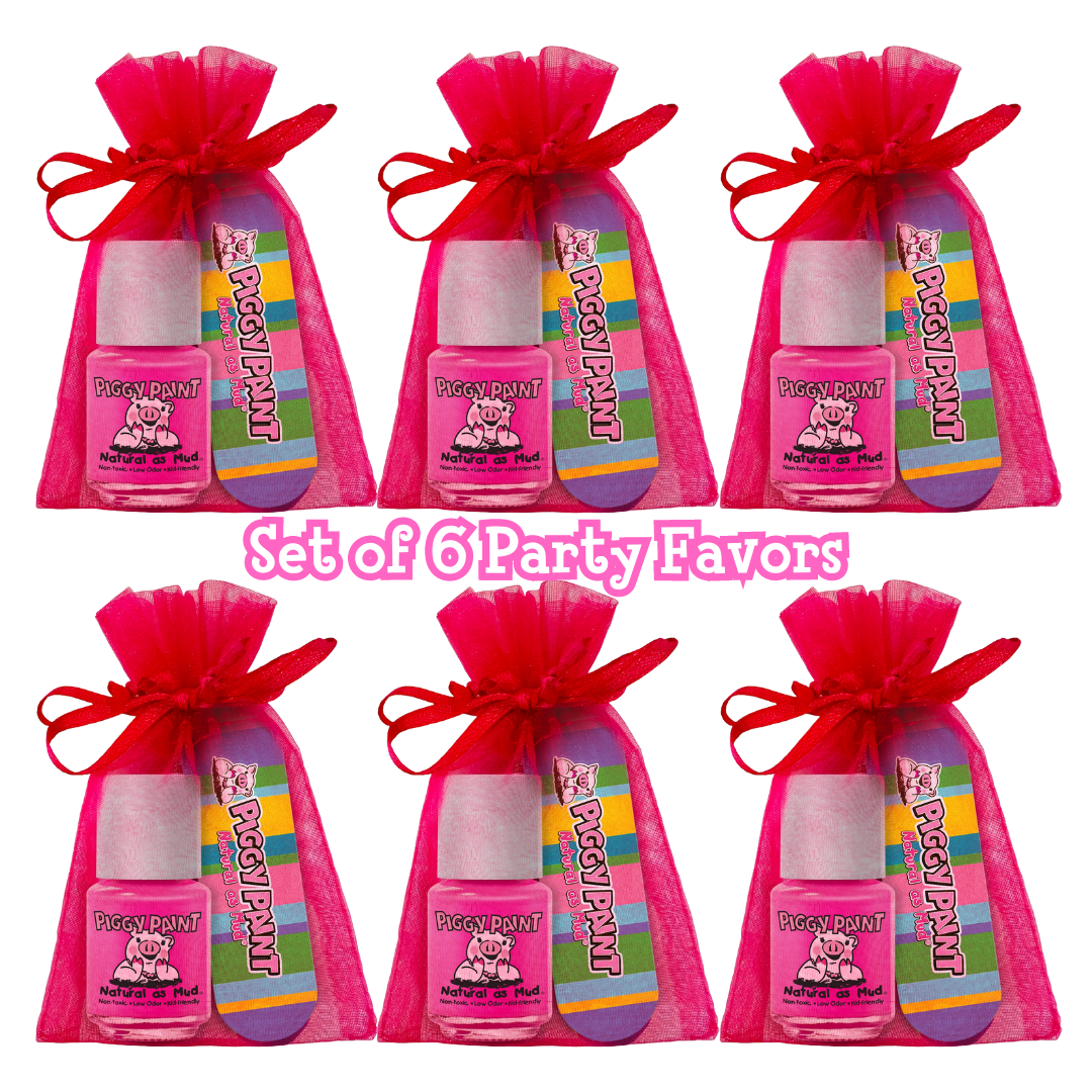 Set of 6 Party Favors – Piggy Paint