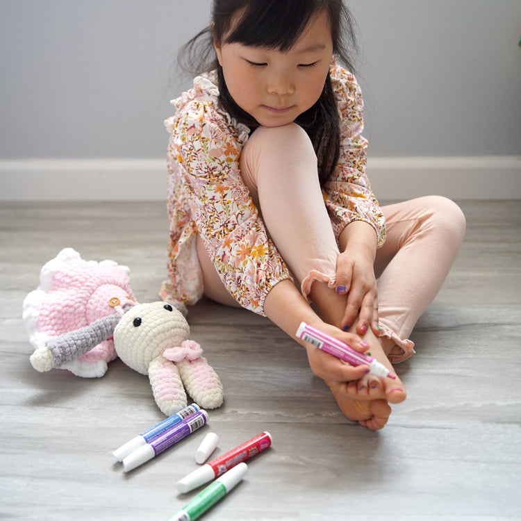 High Five! Piggy Paint Pen Bundle - Kids Non-toxic Nail Polish